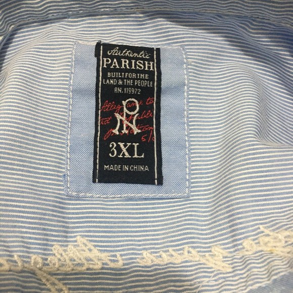 Parish Nation | Shirts | Parish Nation Embroidered Mens Short Sleeve ...